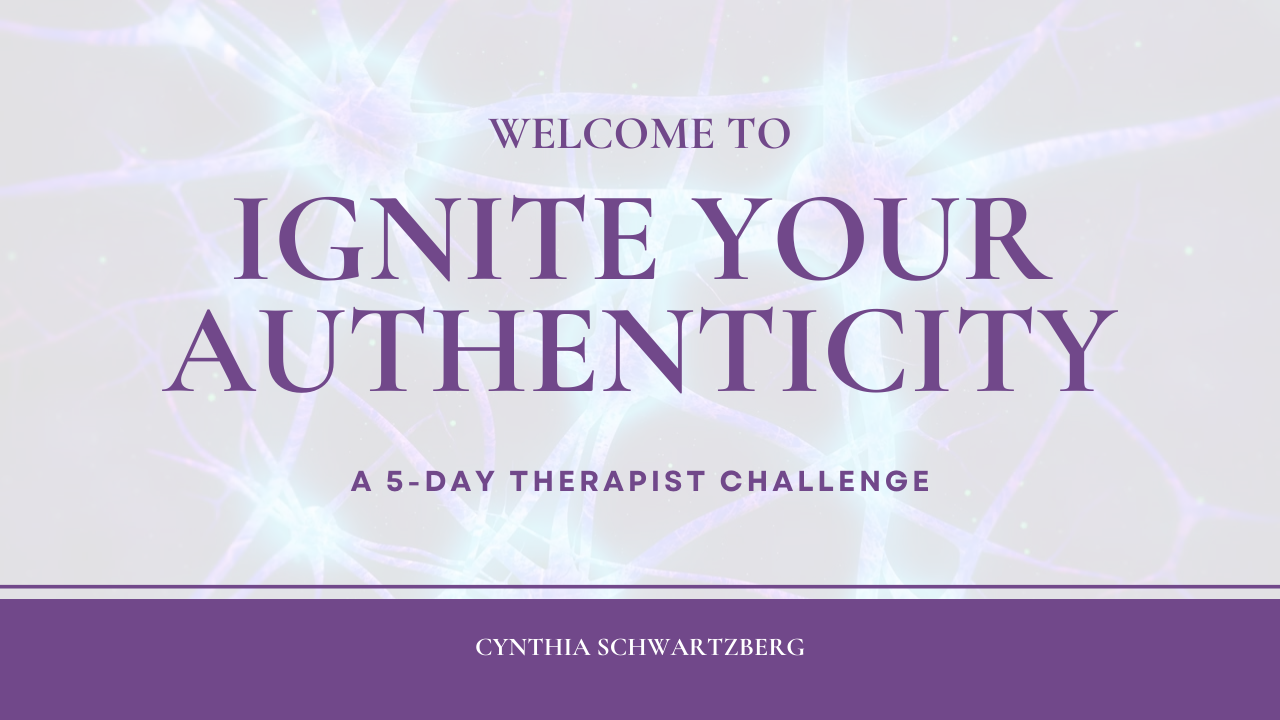 You're In for the Ignite Your Authenticity Challenge – Cynthasis